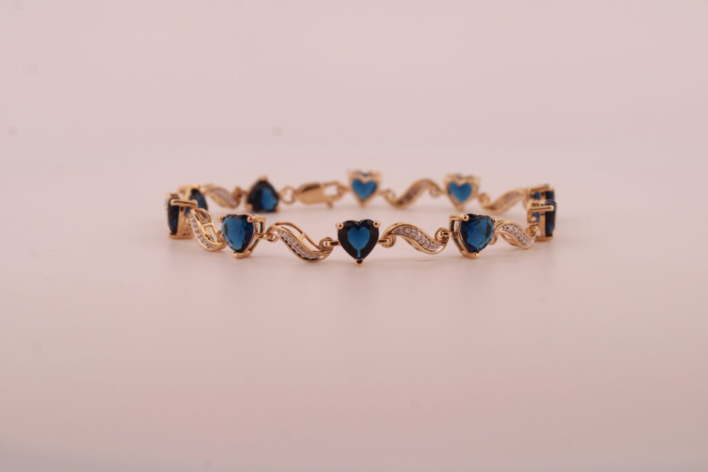 Azure Heart Diamond Bracelet - Eastpoint Jewelry