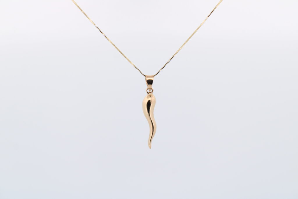 Gold Italian Horn - Eastpoint Jewelry