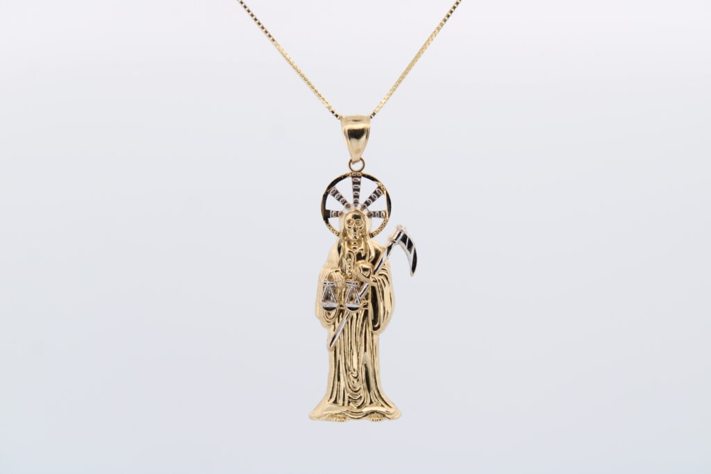 Gold Santa muerte - Eastpoint Jewelry