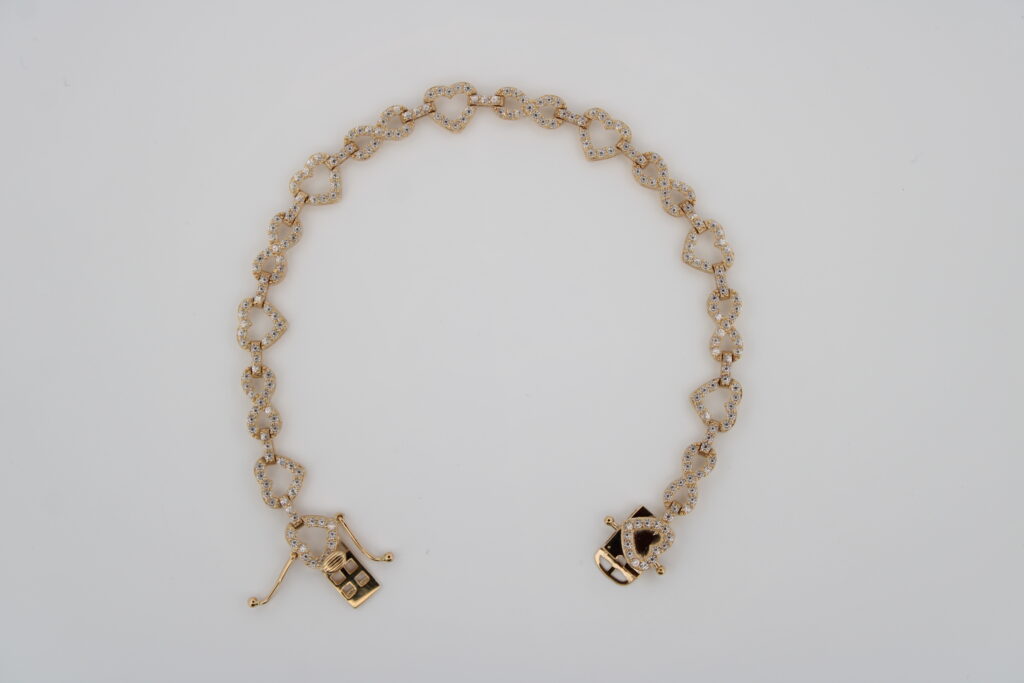 Heart Infinity Gold Bracelet - Eastpoint Jewelry